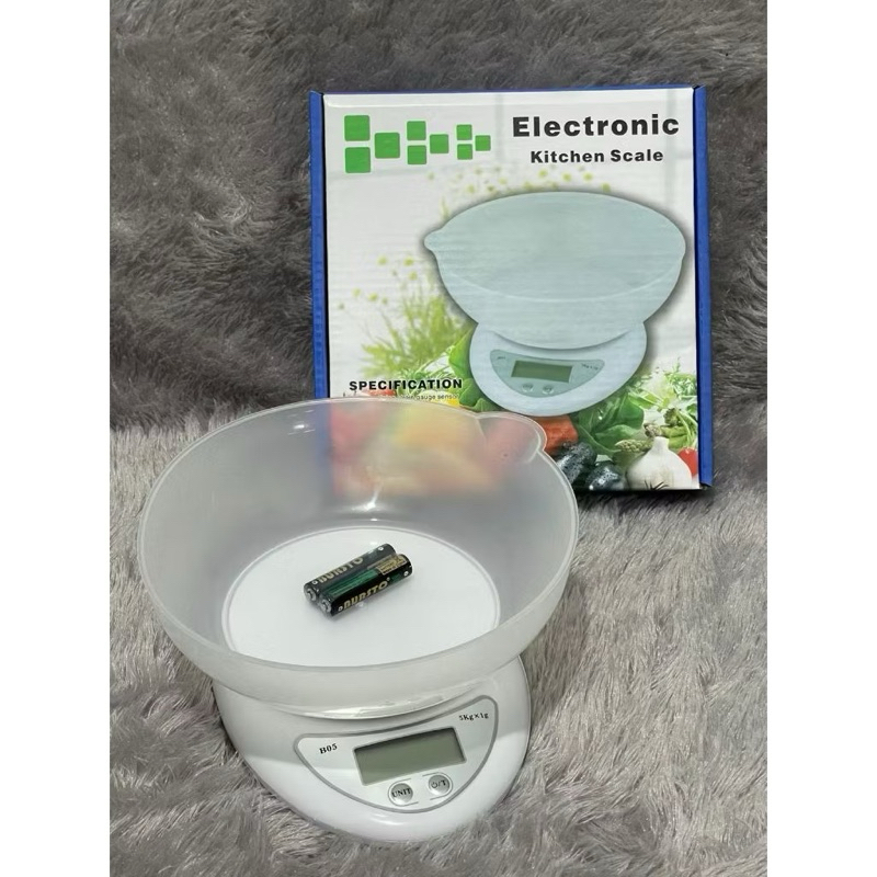 Jual Timbangan Dapur Digital Mangkok 5kg / Timbangan kue Digital Elektrik | Shopee Indonesia