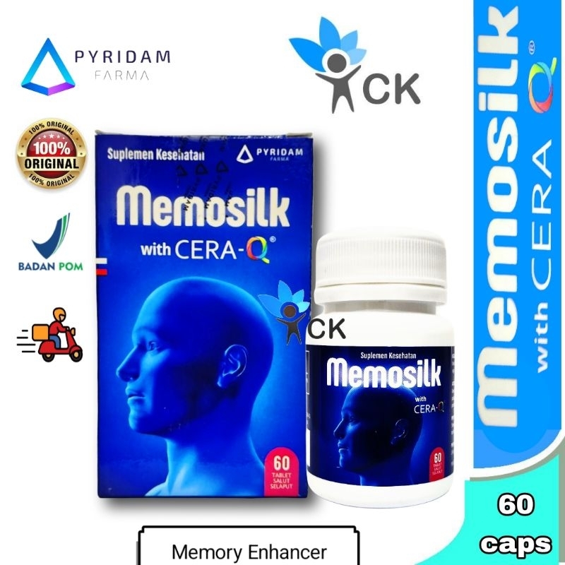 Jual MEMOSILK with CERA-Q botol isi 60 - memory enhancer penguat daya ...