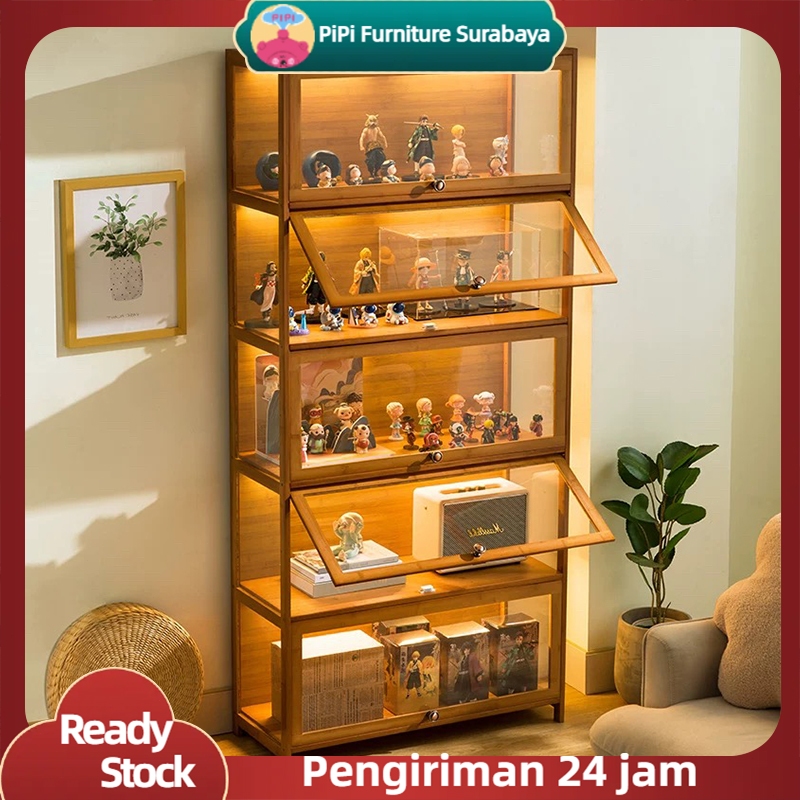 Jual Pipi furniture Lemari Pajangan Etalase Akrilik Kaca Transparan ...
