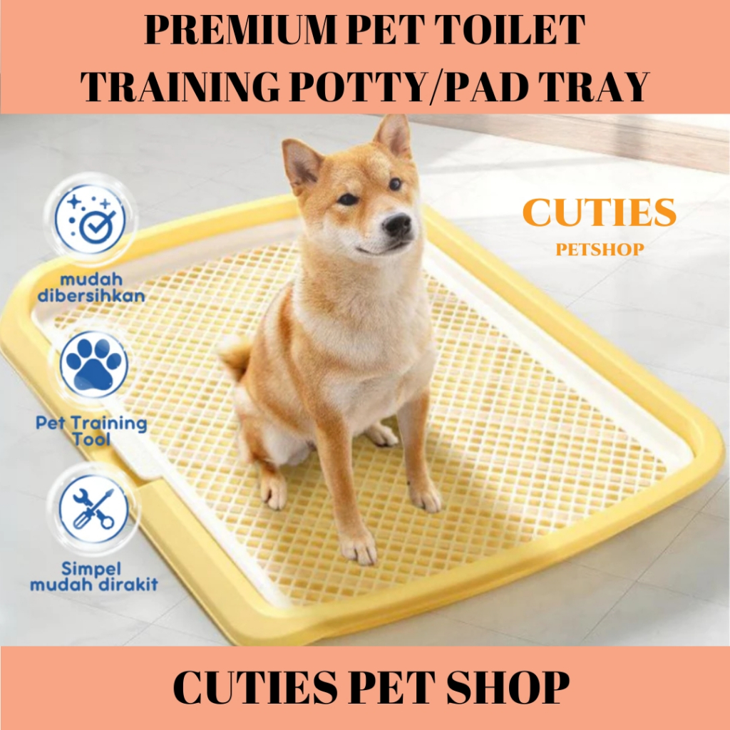 Jual PREMIUM PET TOILET TRAINING POTTY/PAD TRAY Tatakan Pipis Anjing ...
