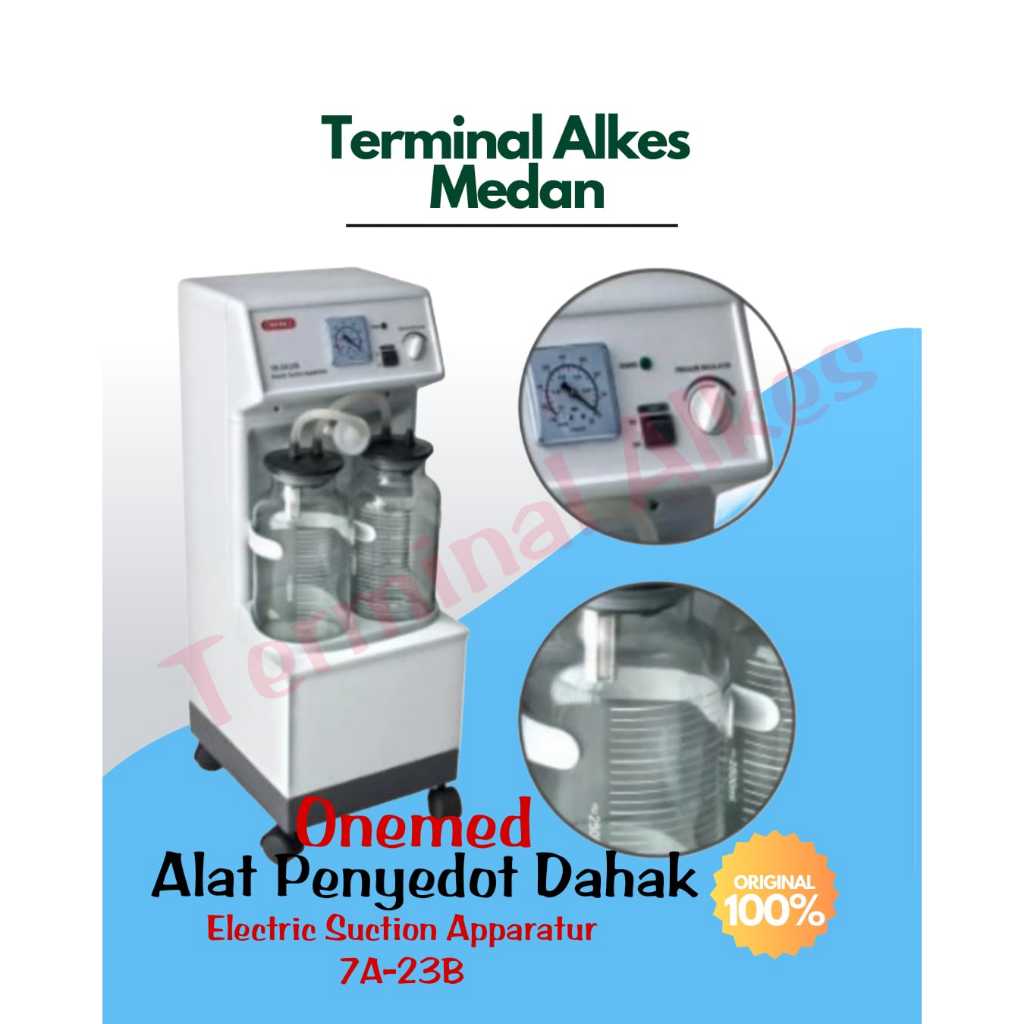 Jual Suction Pump Dahak Elektric 2 Tabung Surgical Unit 7A-23B Onemed ...
