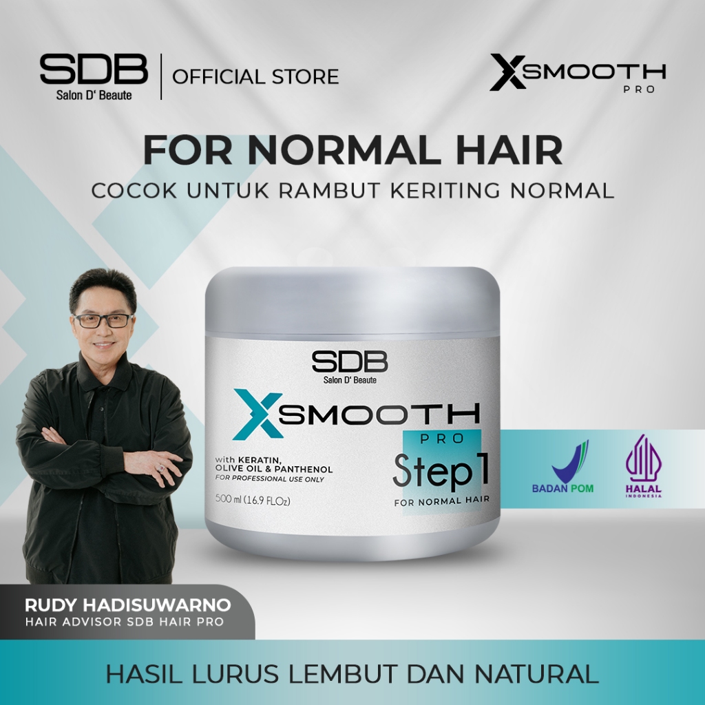 Jual SDB X Smooth Pro - Step 1 For Normal Hair 500ml - Smoothing ...