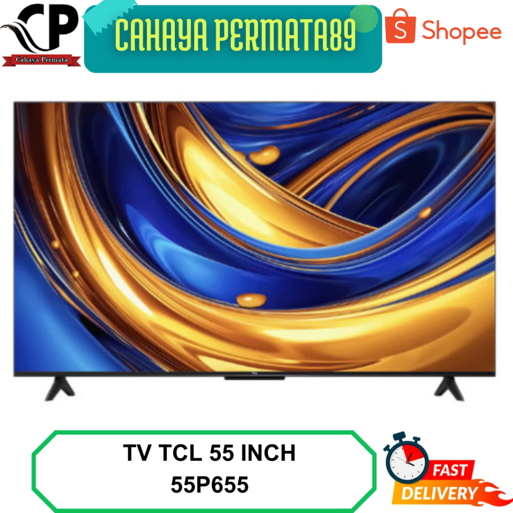 Jual TV TCL 55P655 55 INCH 4K UHD GOOGLE TV P655 WITH METALLIC BEZEL ...