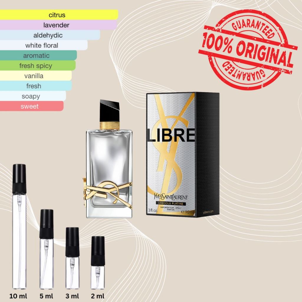 Jual YSL LIBRE ABSOLU PLATINE Decant / Share in Jar ORIGINAL | Shopee ...