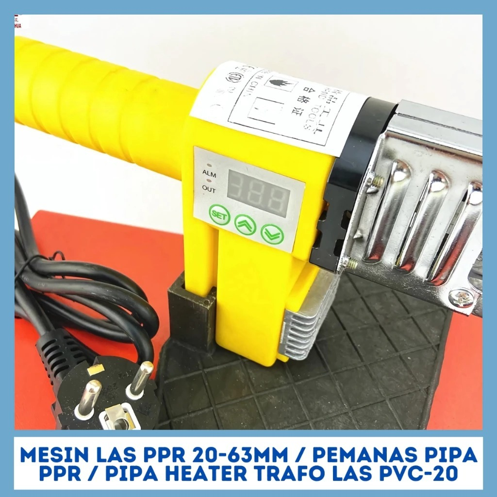 Jual MESIN LAS PPR 20-63MM / PEMANAS PIPA PPR / PIPA HEATER TRAFO LAS ...