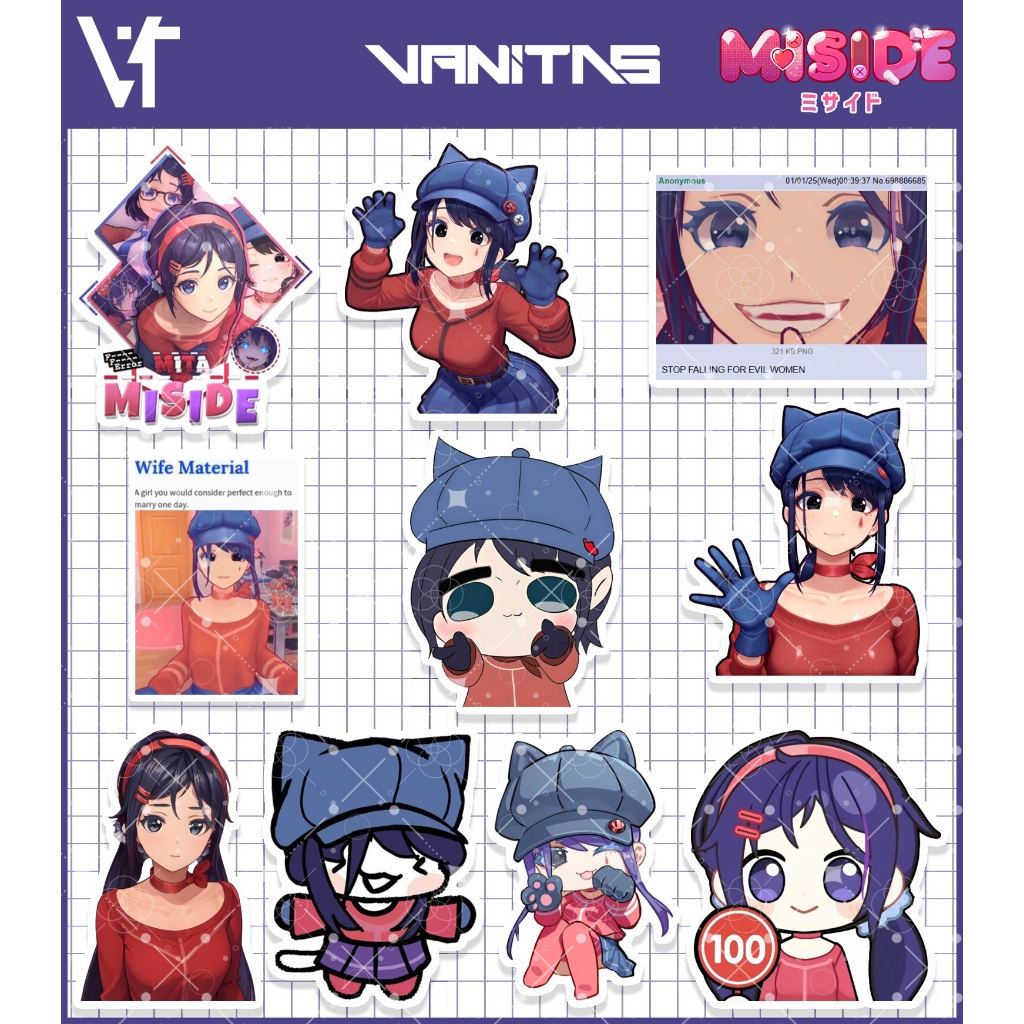 Jual Stiker/Sticker | Miside - Mita | Sticker HP Aesthetic | Shopee ...