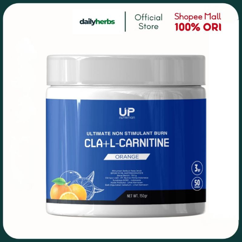 Jual UP Nutrition CLA + L- Carnitine 150 gr 50 Servings Non Stimulant ...