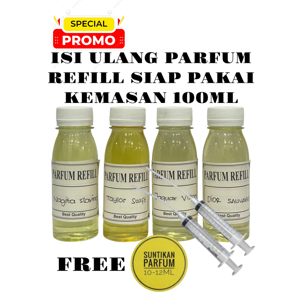 Jual (ISI ULANG)100 ML PARFUM REFIL SIAP PAKAI COWO CEWE ISI ULANG ...