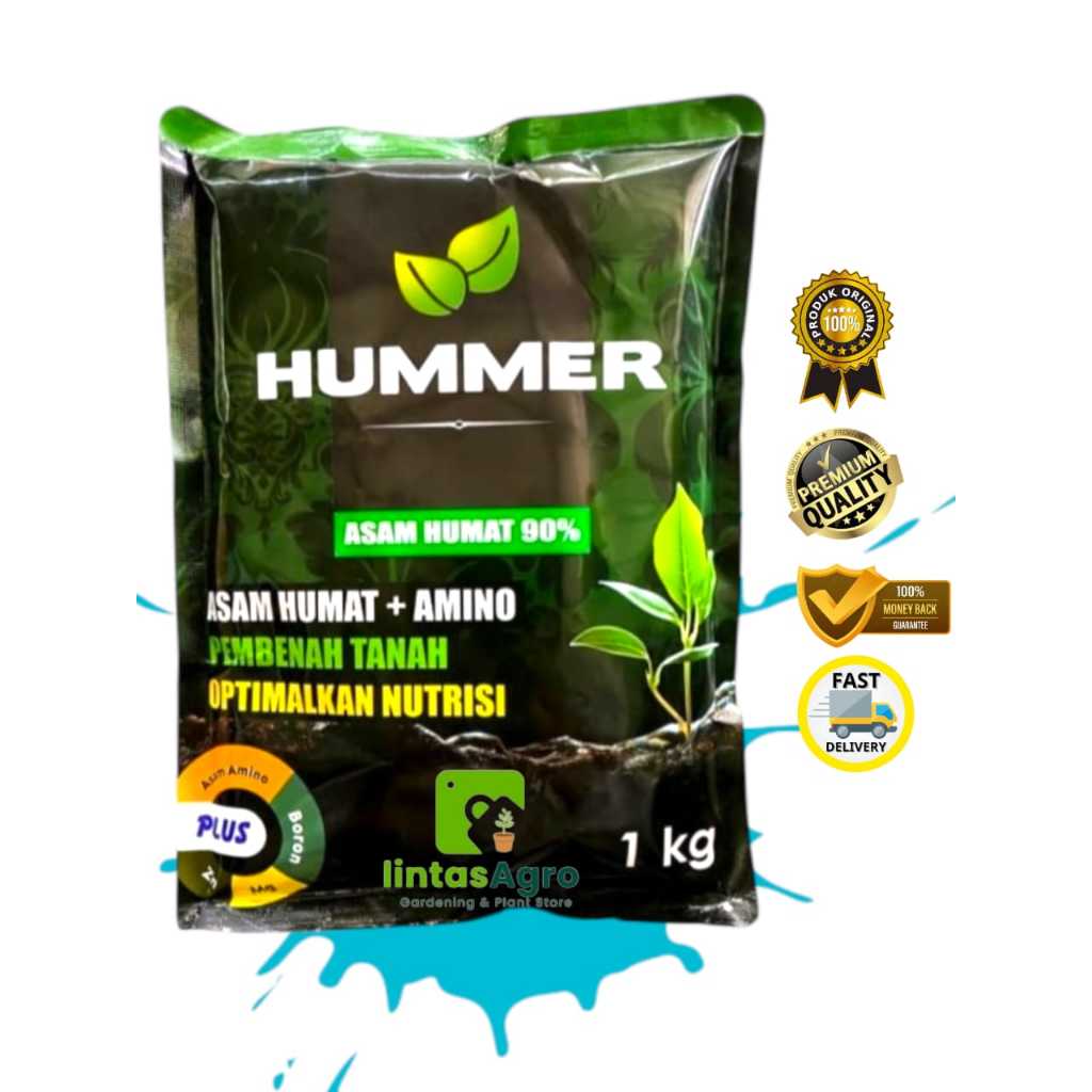 Jual ASAM HUMAT NUTRISI Hummer @1 kg – Pembenah Tanah Premium, Asam Humat + Asam Amino untuk ...