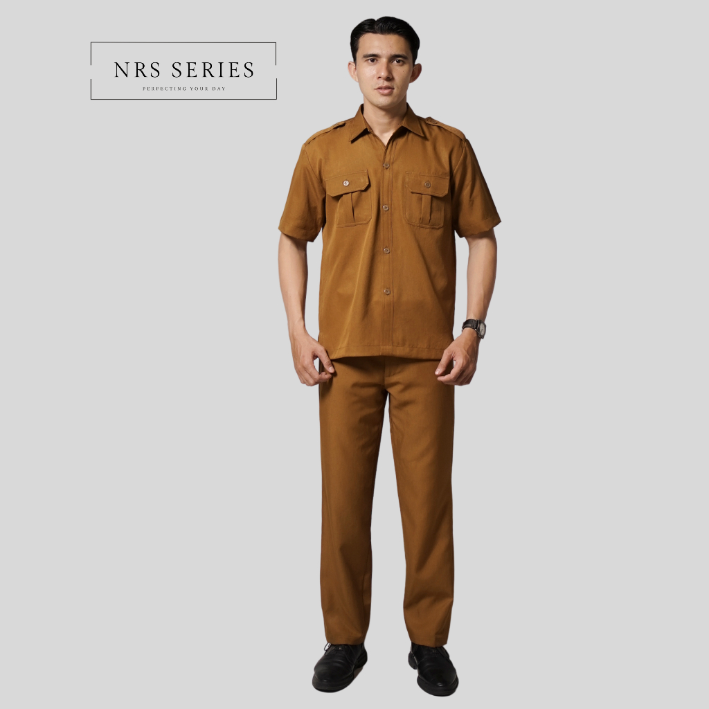 Jual NRS Series - Seragam Pemda Pria Baju PDH Khaki Pegawai Negeri Guru ...