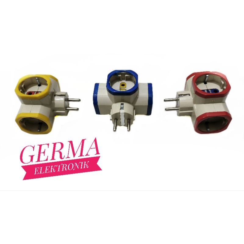 Jual steker T atau colokan cabang tiga | Shopee Indonesia