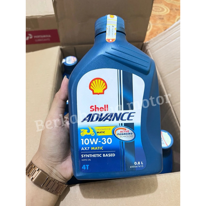 Jual OLI SHELL ADVANCE AX7 SCOOTER MATIC 10W-30 0.8L ( UNTUK SEGALA ...