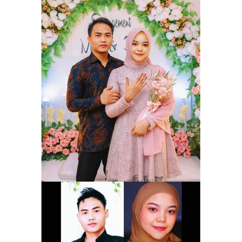 Jual CETAK+EDIT FOTO PREWEDDING Ukuran 30R ( 75cm x 100cm ) | Shopee ...