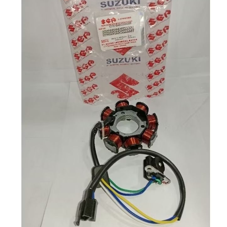 Jual spul stator assy komplit Suzuki spin 125 (12161B46G00N000) | Shopee Indonesia