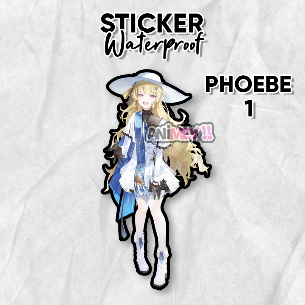 Jual Stiker Phoebe Game Wuthering Waves / Sticker Anime Waterproof ...