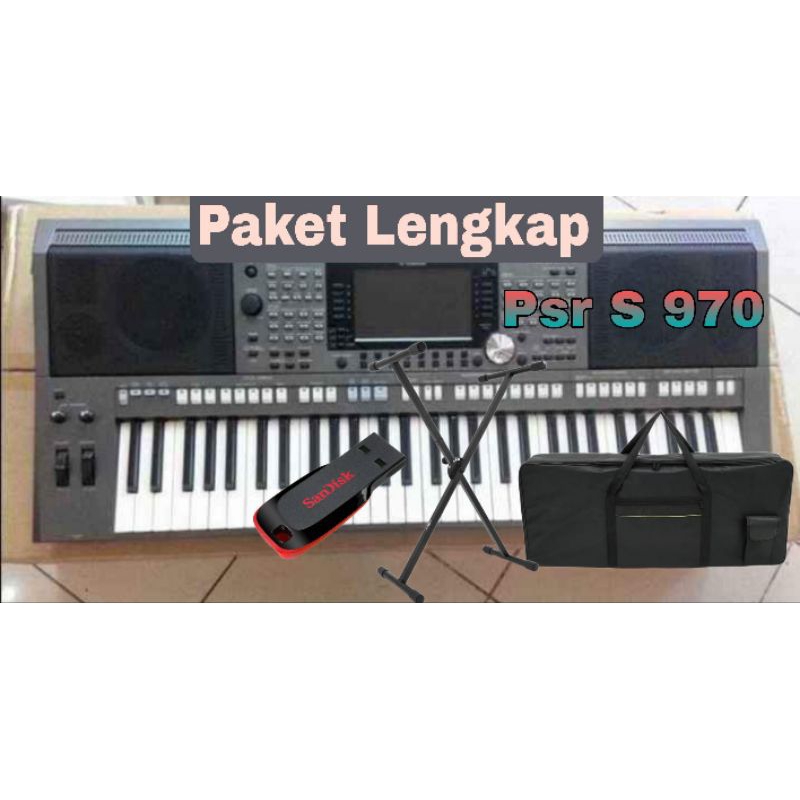 Jual KEYBOARD YAMAHA PSR S 970 ISTIMEWA FULLSET PAKET LENGKAP SIAP ...