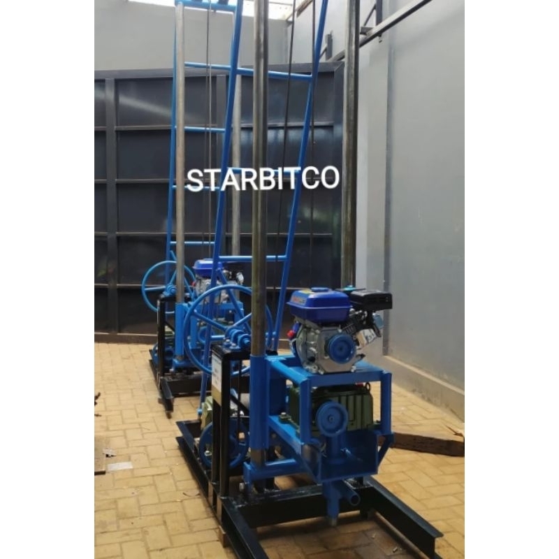 Jual mesin bor sumur air tanah model Power Rig Sling ( winch ) | Shopee ...