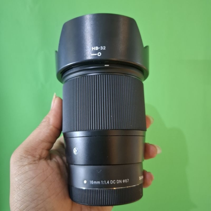 Jual Lensa Sigma 16mm f1.4 For Canon / lensa fix sigma 16mm | Shopee ...