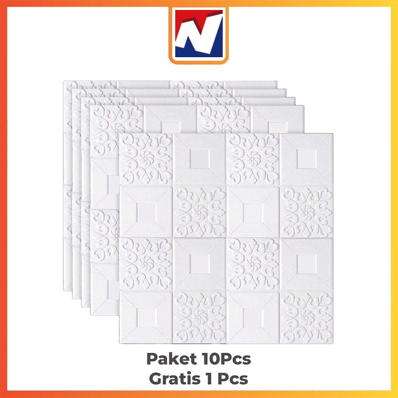 Jual IN - Wallpaper Tempel Sticker Dinding FOAM Timbul 3D Classic Motif ...