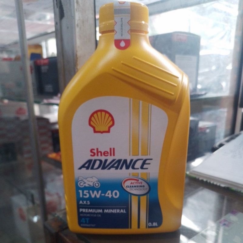 Jual Shell Advance 4T AX5 sae 15W-40 800ml | Shopee Indonesia