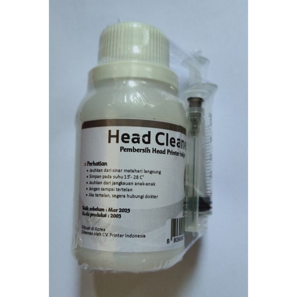 Jual HEAD CLEANER PRINTER 100ML | Shopee Indonesia