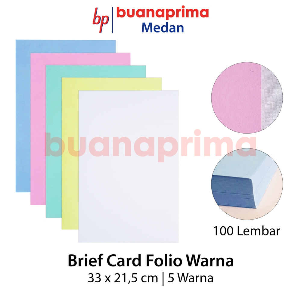 Jual KARTON BC FOLIO Folio 1 Pack Isi 100 Lembar Kertas Manila HVS F4 ...
