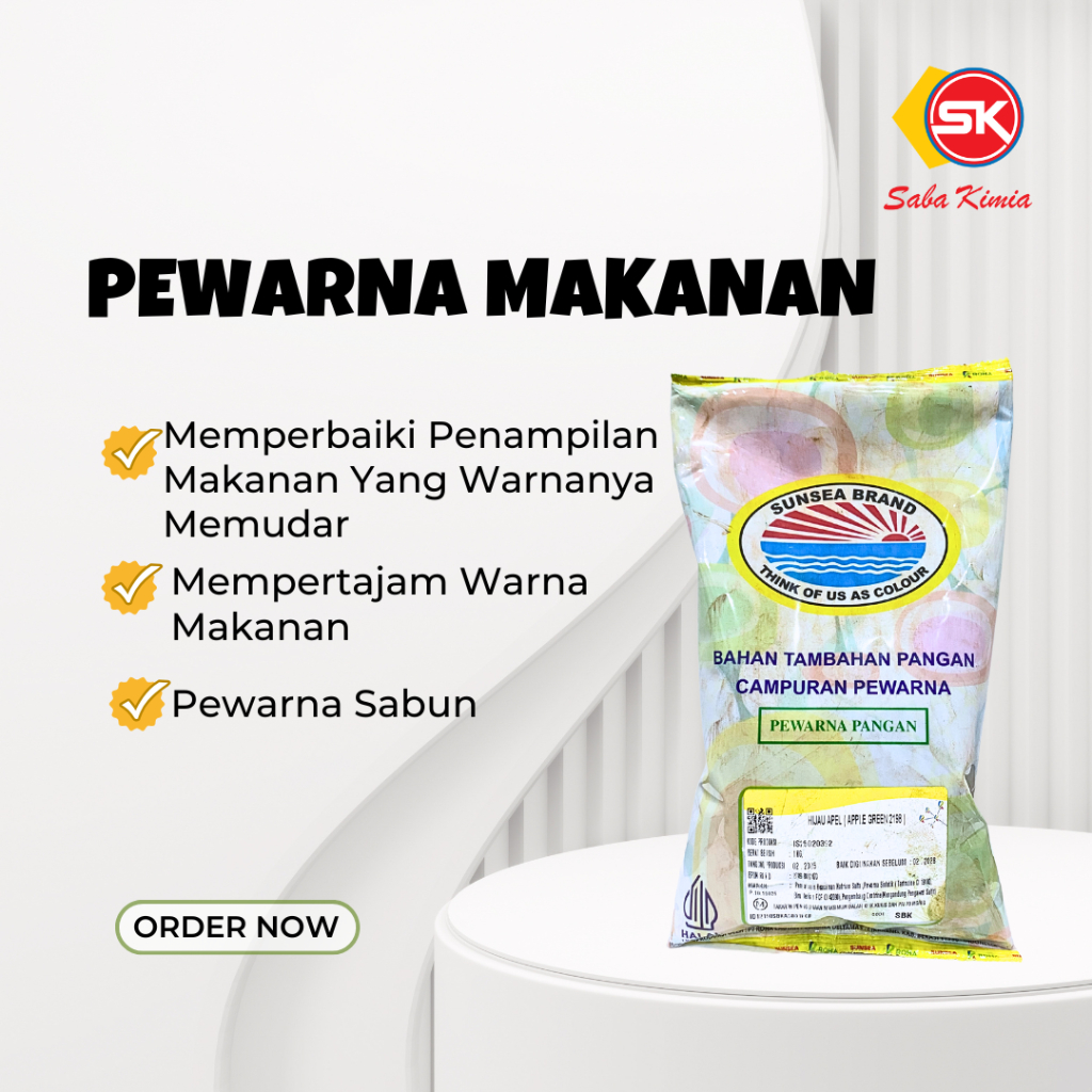 Jual Pewarna Makanan Sunsea Brand Hijau Apel (Apple Green 2198 ...