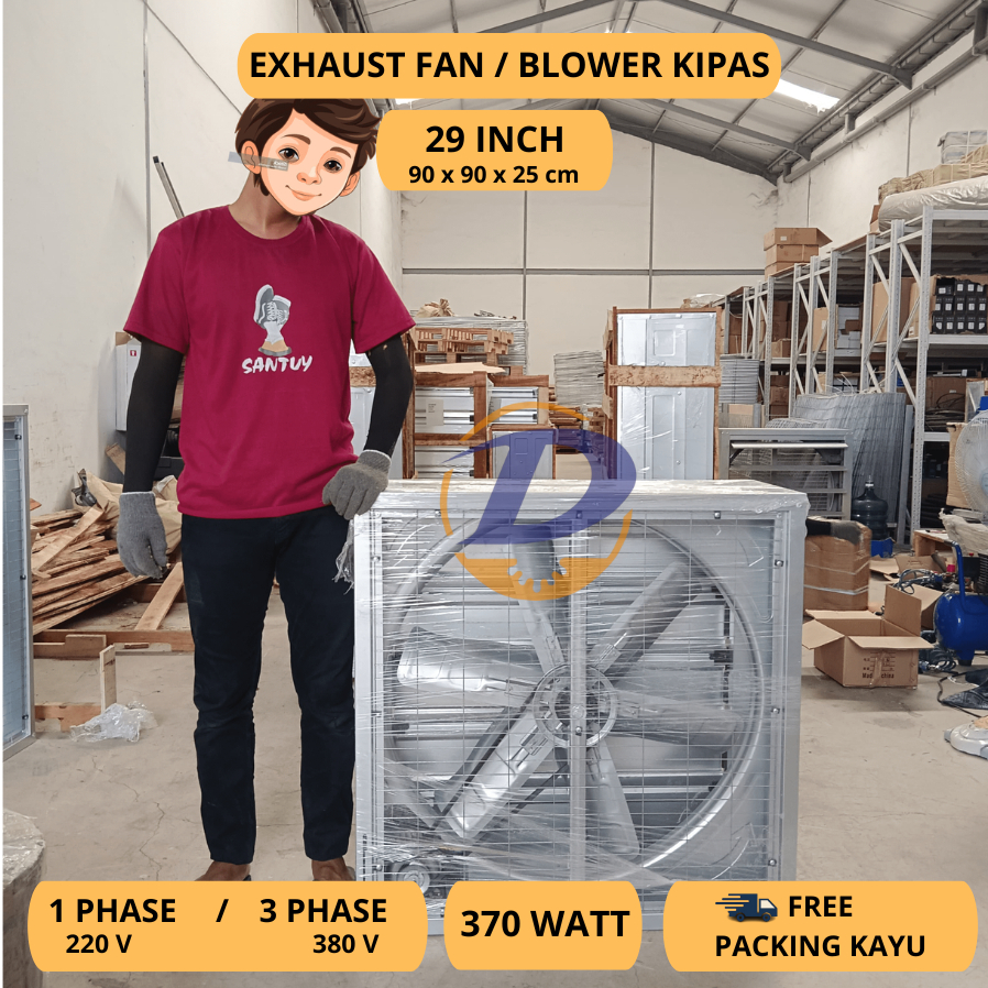 Jual Blower Kipas Exhaust Fan 29 inch untuk Kandang Ayam close house ...