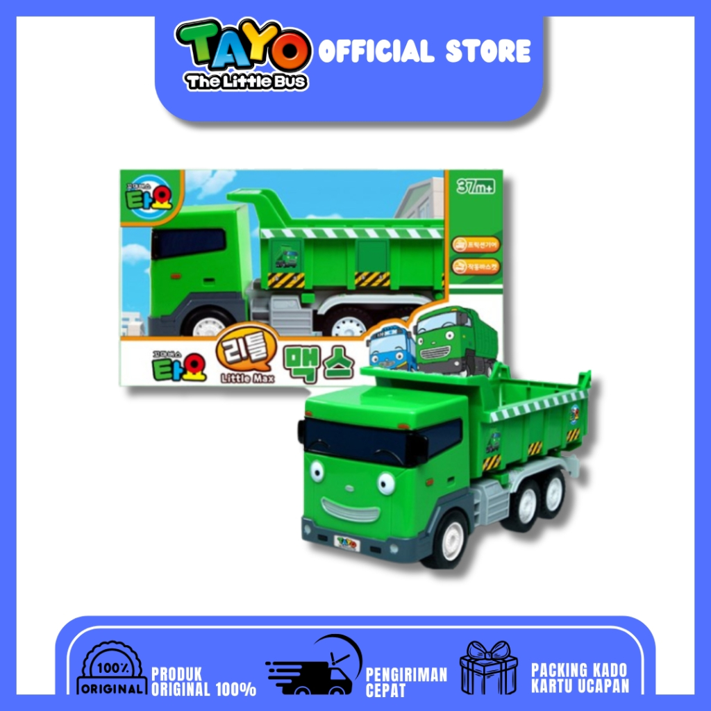 Jual Tayo The Little Bus Little Dump Truk Max TYX 220016 | Shopee Indonesia