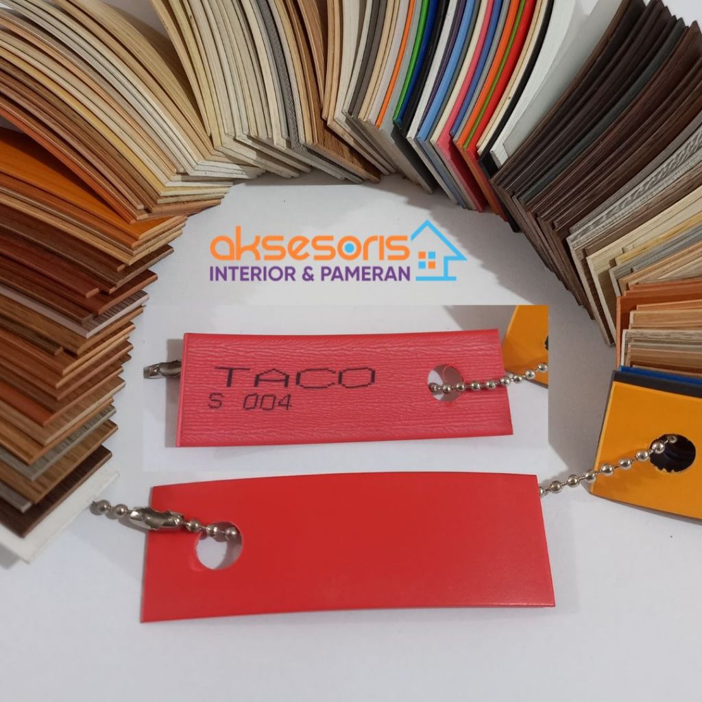 Jual TACO Edging Pvc Hpl - 004 AA (1 x 22mm) | Shopee Indonesia