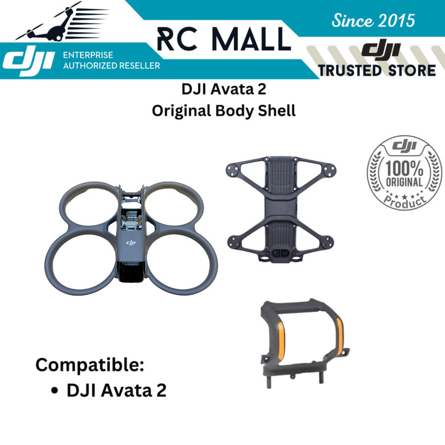 Jual Body Shell Atas Tengah Bawah Depan DJI Avata 2 Pelindung Baling ...