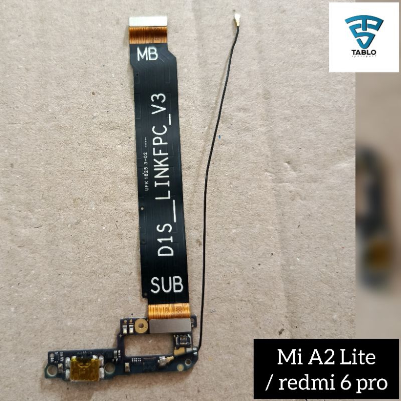 Jual Papan konektor cas flexibel antena Xiaomi 6 pro mia2 lite ori ...