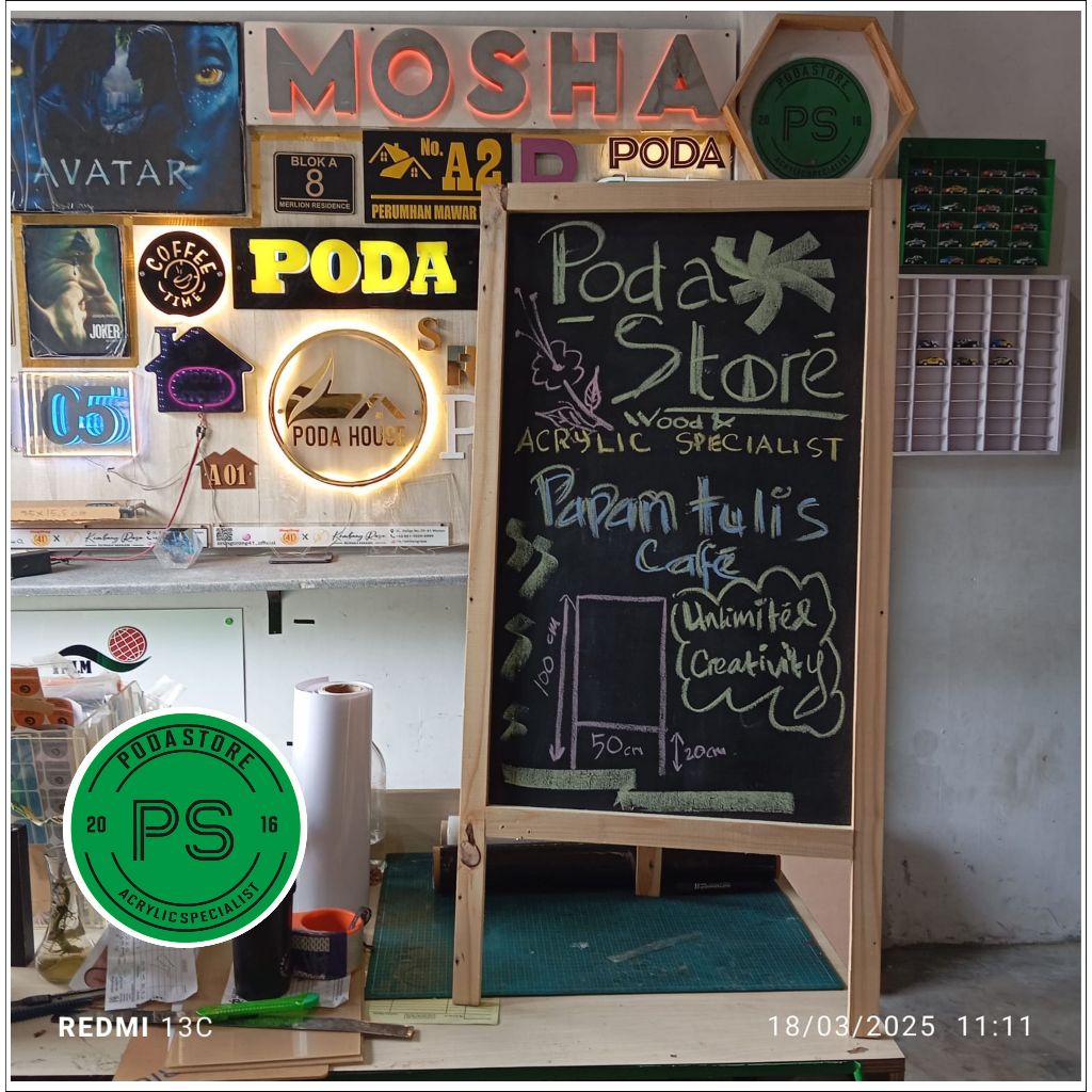 Jual Papan tulis cafe / papan menu cafe | Shopee Indonesia