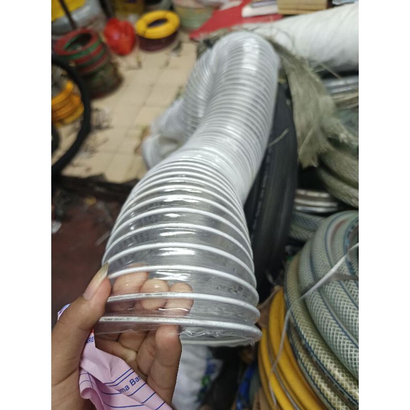 Jual Pu ducting Hose 12" inch Plastik Flex Plastik Selang Flexible ...