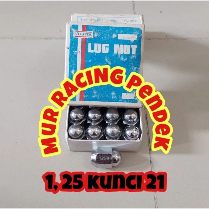 Jual Mur Racing Pendek Roda Mobil Ukuran 1,25 Kunci 21 FUJITA ( Harga ...