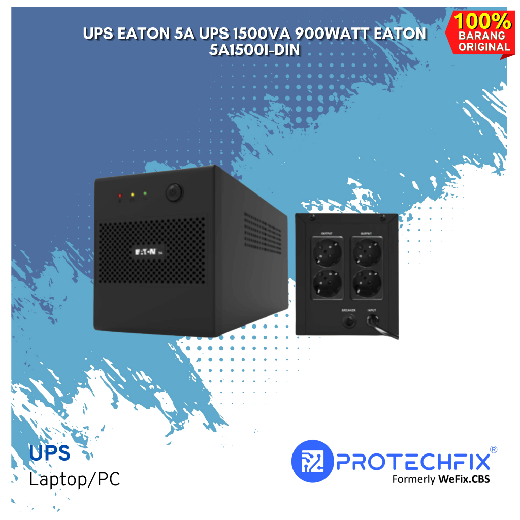 Jual UPS Eaton 5A UPS 1500VA 900watt EATON 5A1500I-DIN | Shopee Indonesia
