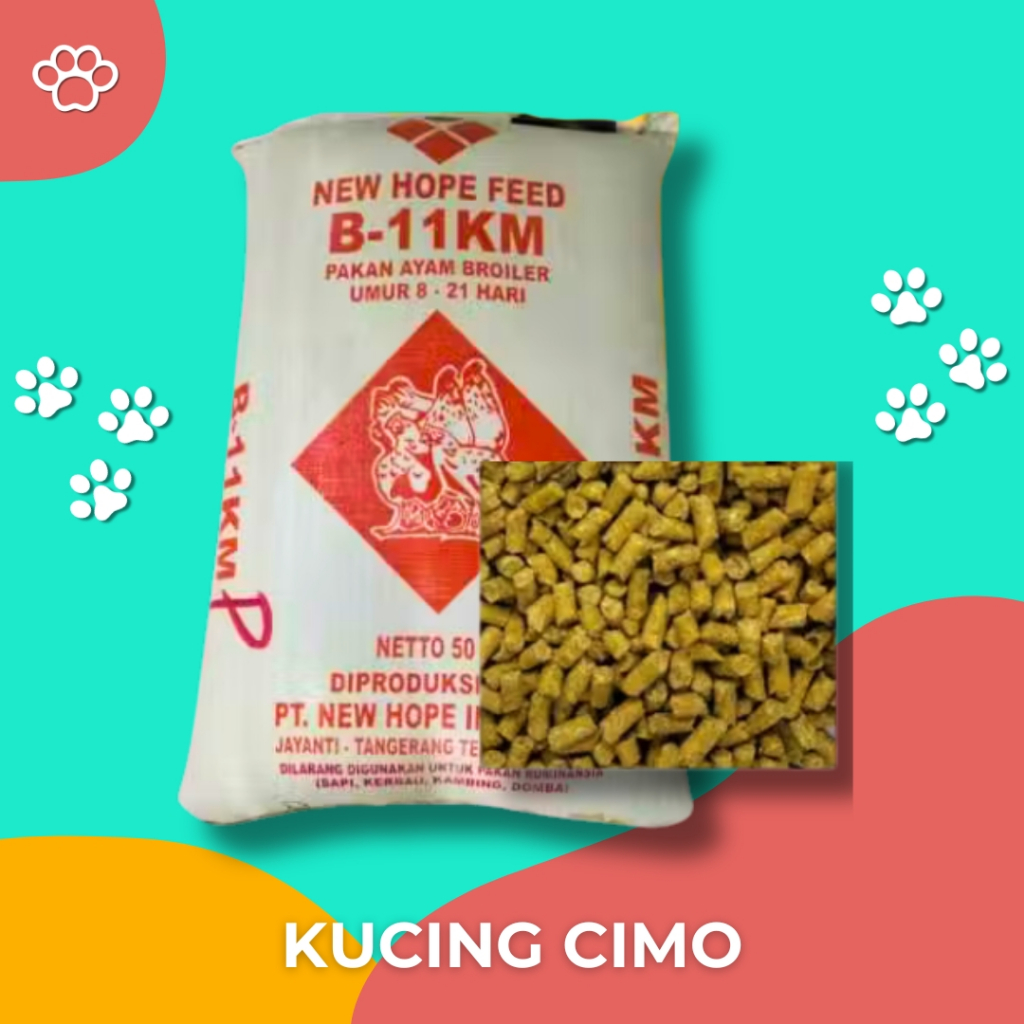 Jual Pakan Ayam Ras Pedaging Umur 8-21 Hari New Hope B 11 KM Dikemas 10 ...