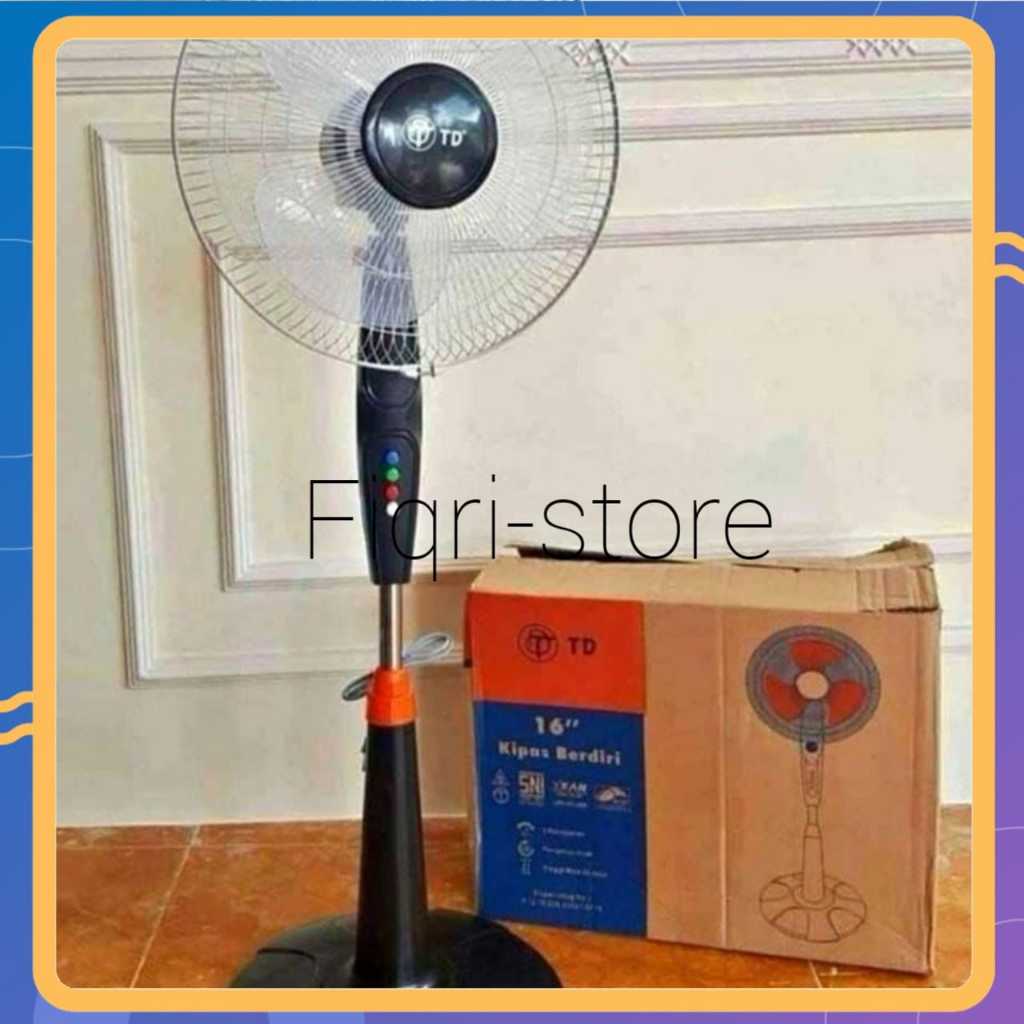 Jual Kipas Angin berdiri 16inch/ Stand fan kaki bulat/kipas dinding | Shopee Indonesia