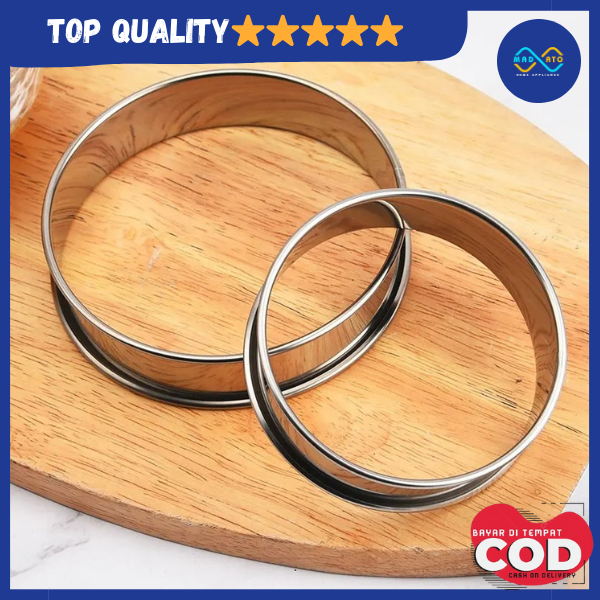 Jual RING BURGER BULAT STAINLESS TEBAL KUALITAS SUPER 2 IN 1 RING ROTI ...