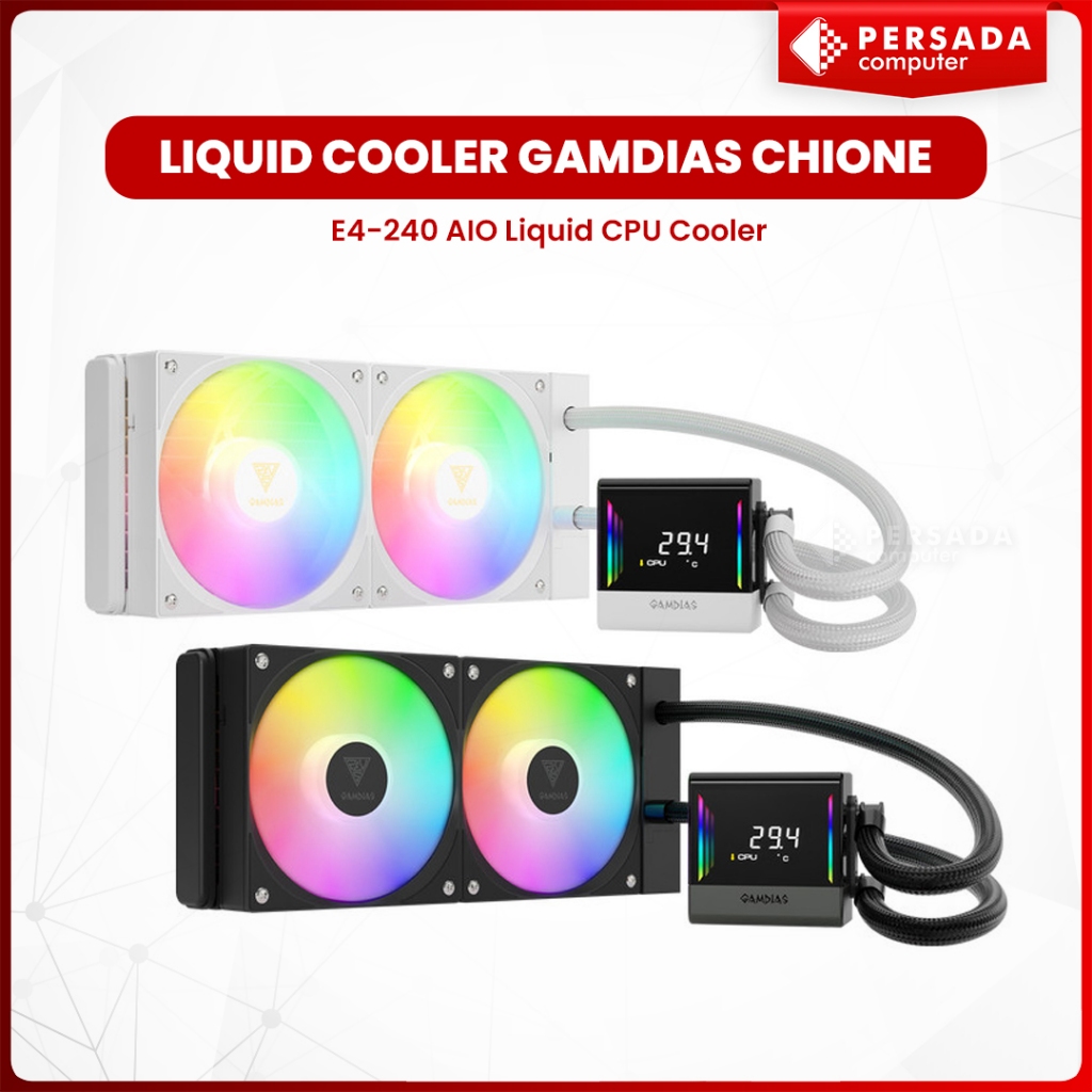 Jual LIQUID COOLER GAMDIAS CHIONE E4-240 AIO Liquid CPU Cooler | Shopee Indonesia
