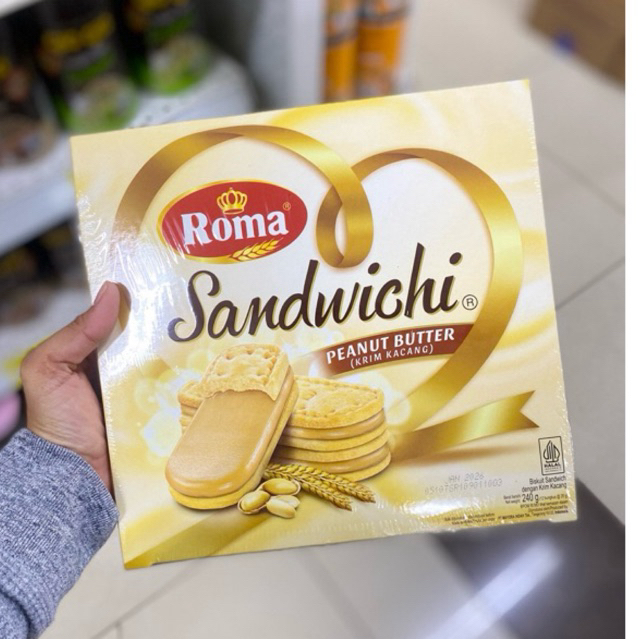Jual Roma Sandwich krim kacang | Shopee Indonesia
