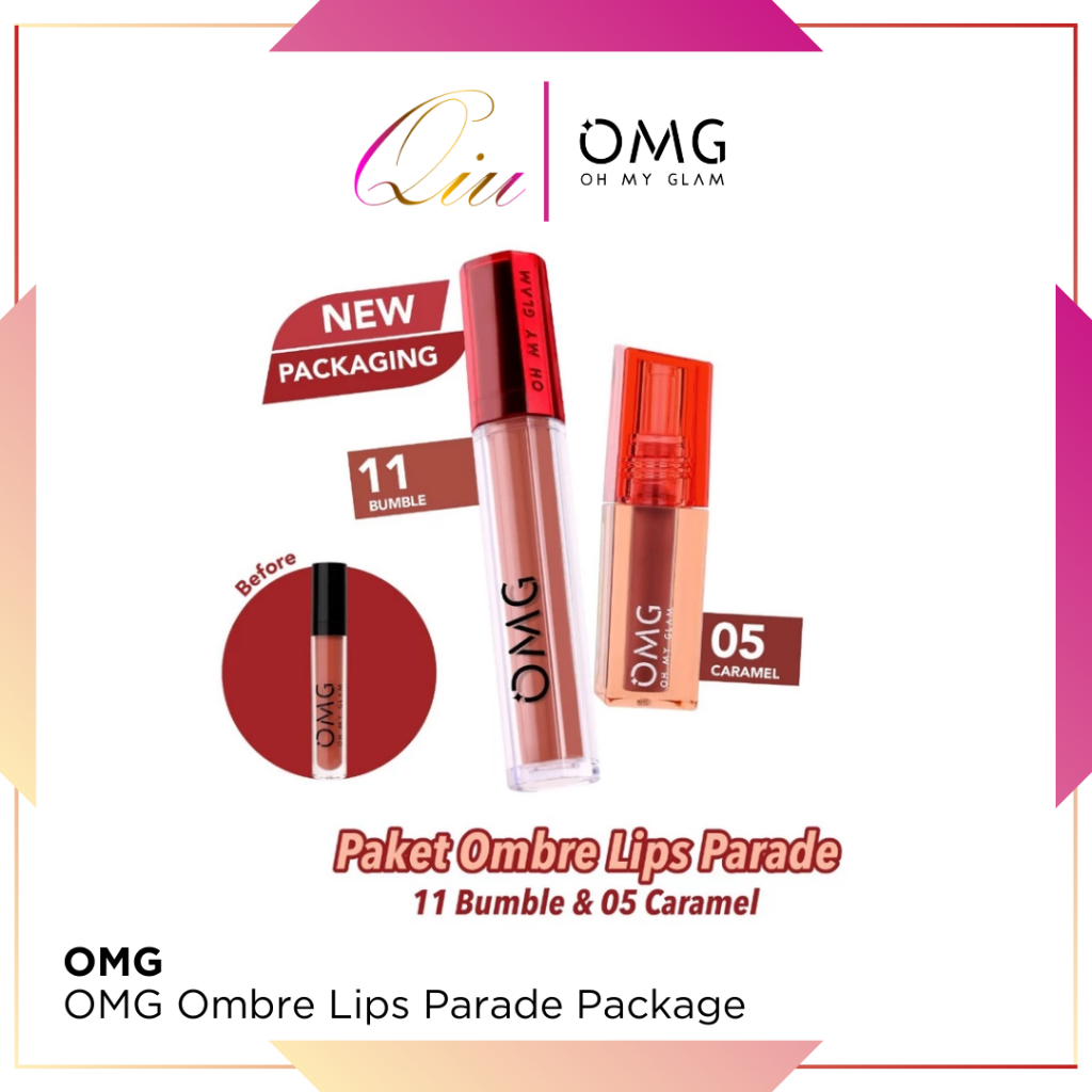 Jual PAKET OMG OMBRE LIPS PARADE - BEST OMBRE LIP CREAM + LIP TINT ...