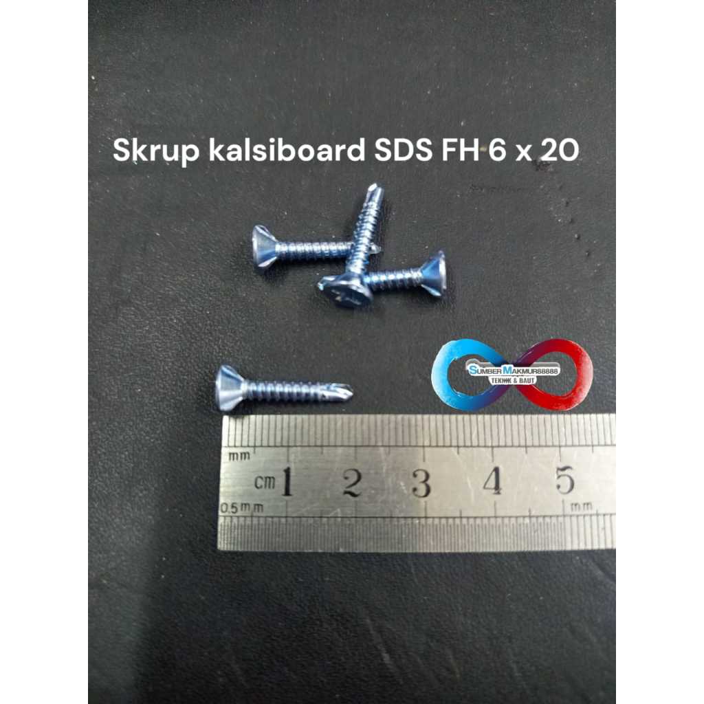 Jual Sekrup GRC / Kalsiboard SDS FH GREET 6x20 PER 100 pcs | Shopee ...
