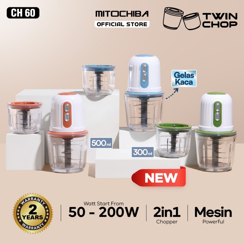Jual Mitochiba Mito Food Processor Chopper Ch 60 CH60 CH-60 Penggiling ...
