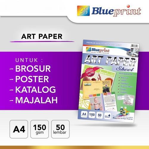 Jual Blueprint Art Paper A4 150 gsm 50 Lembar | Shopee Indonesia