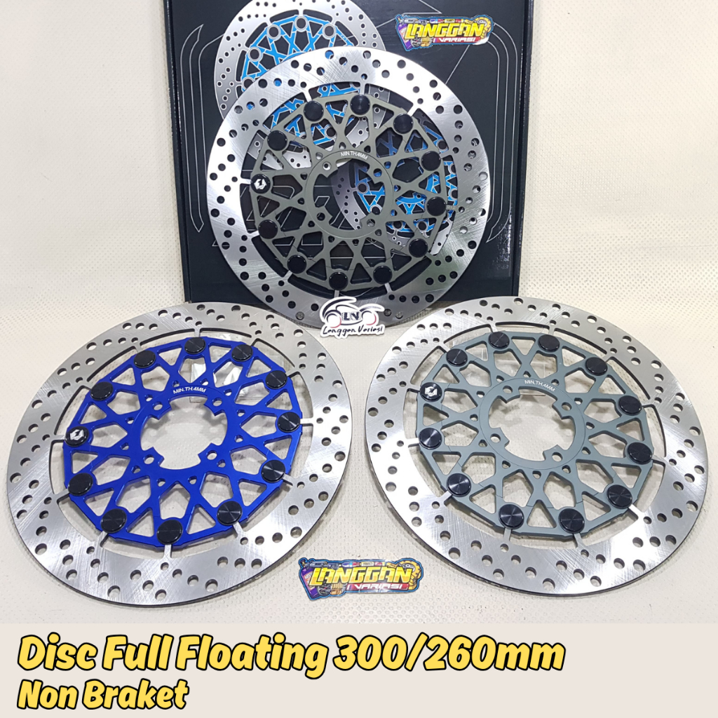 Jual Piringan Cakram Pro1 Full Floating Model Yutaka 300 260 mm Disc ...