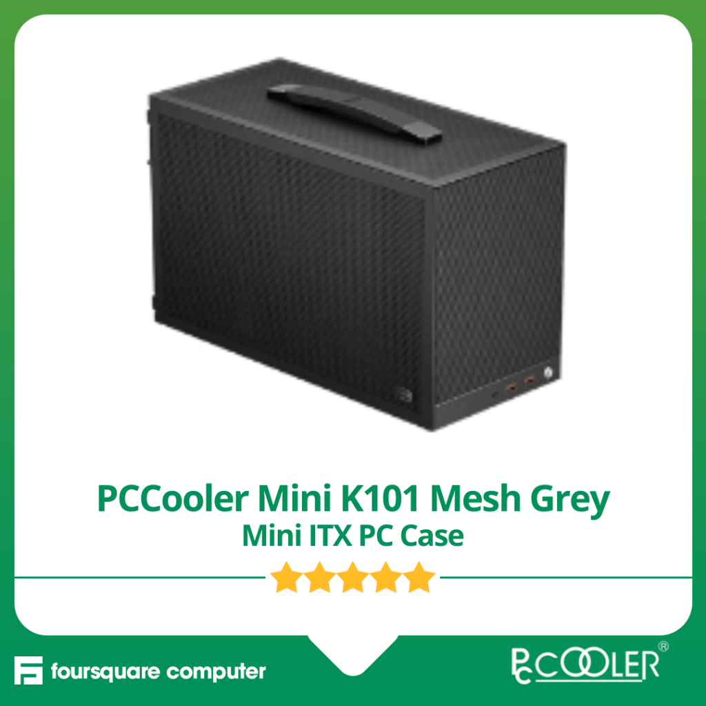 Jual PCCooler K101 Mesh Grey Mini ITX PC Case Casing | Shopee Indonesia