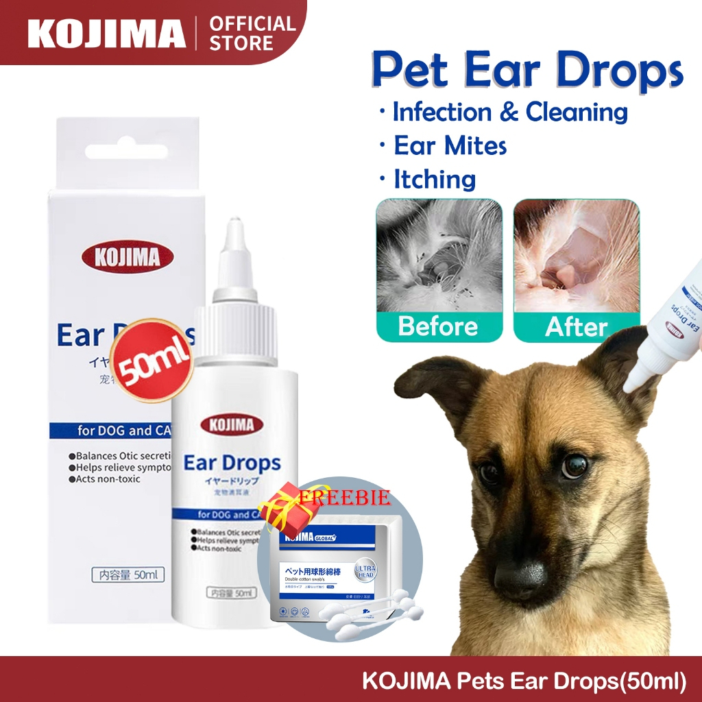 Jual JAPAN Kojima Pet Audicure Ear Drops 50ml Pembersih Telinga Anjing ...