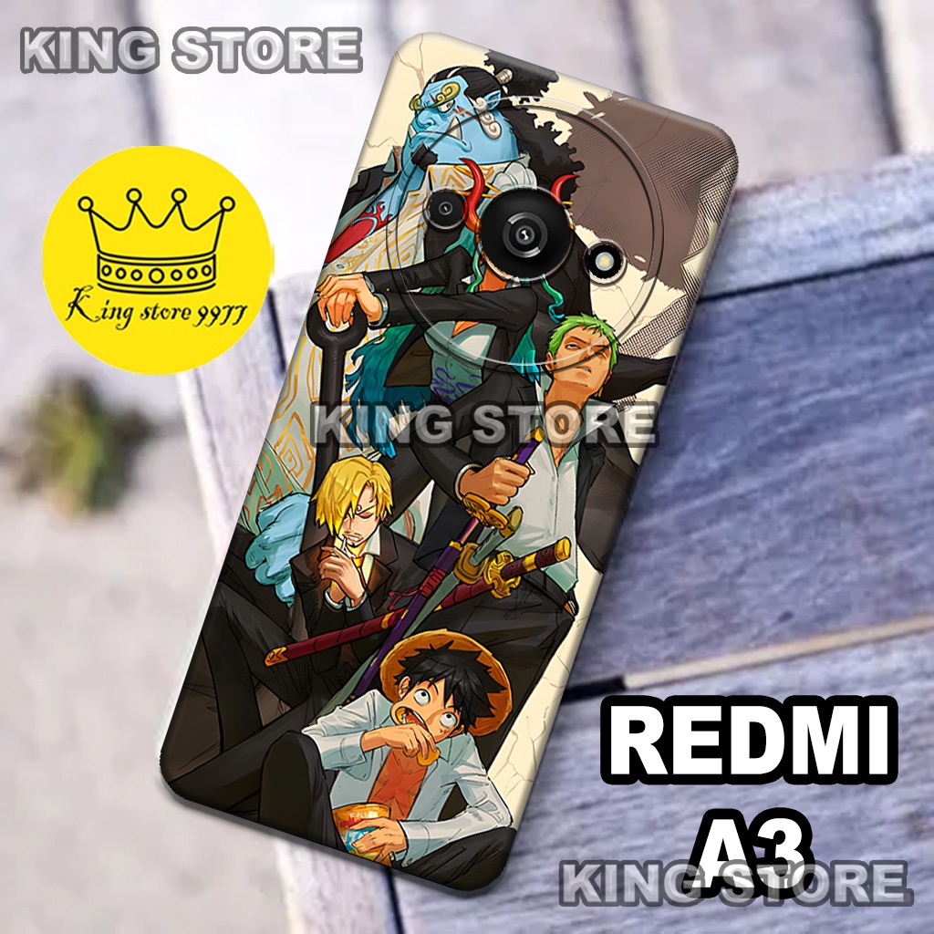 Jual (KS1) Softcase karet untuk REDMI A3 2024 Motif gambar Anime/casing ...