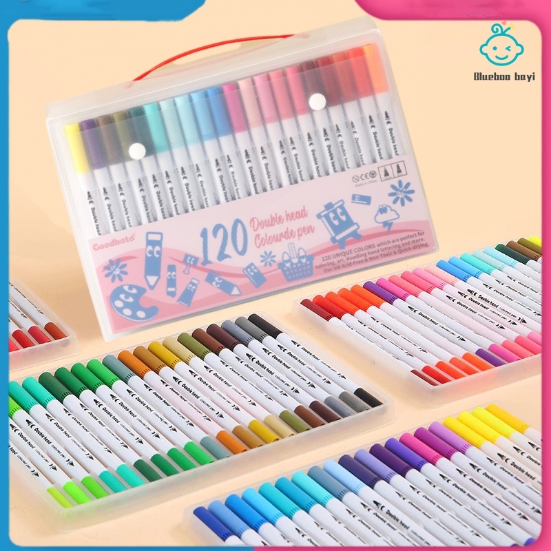 Jual 【24H】Goodbata Spidol Double Head Drawing Pen Fine Art Watercolor ...